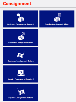 MASTER CUSTOMER CONSIGNMENT – CBS Software Solution